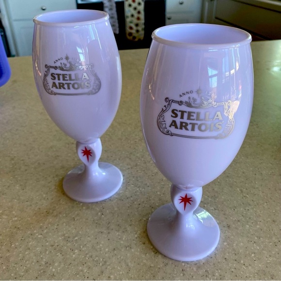 Stella Artois | Kitchen | Stella Artois White Reusable Plastic Chalice ...